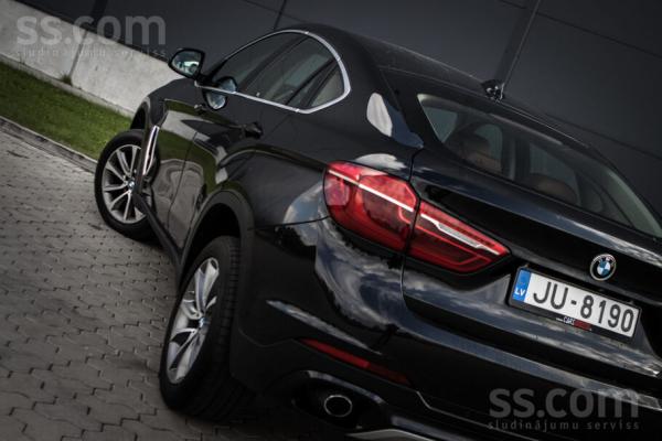 Melns BMW X6 2015 Rīga, ar dzinēja tilpumu 3.00 L un nobraukumu 147 tūkst. km par 25990 €, foto 7 vietnē AUTOMOTO.COM.LV