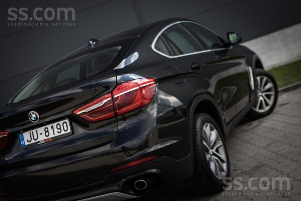 Melns BMW X6 2015 Rīga, ar dzinēja tilpumu 3.00 L un nobraukumu 147 tūkst. km par 25990 €, foto 9 vietnē AUTOMOTO.COM.LV