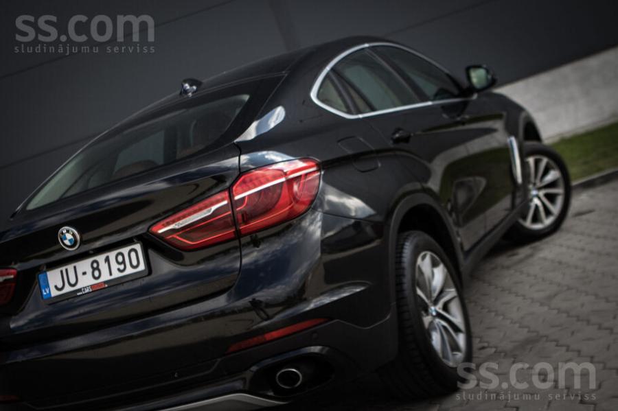 Melns BMW X6 2015 Rīga, ar dzinēja tilpumu 3.00 L un nobraukumu 147 tūkst. km par 25990 €, foto 9 vietnē AUTOMOTO.COM.LV