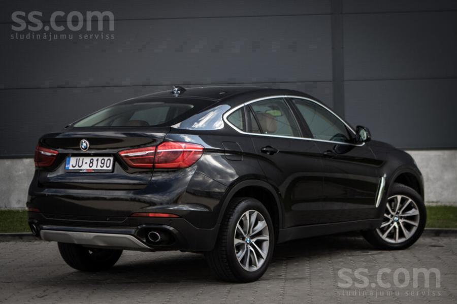 Melns BMW X6 2015 Rīga, ar dzinēja tilpumu 3.00 L un nobraukumu 147 tūkst. km par 25990 €, foto 10 vietnē AUTOMOTO.COM.LV