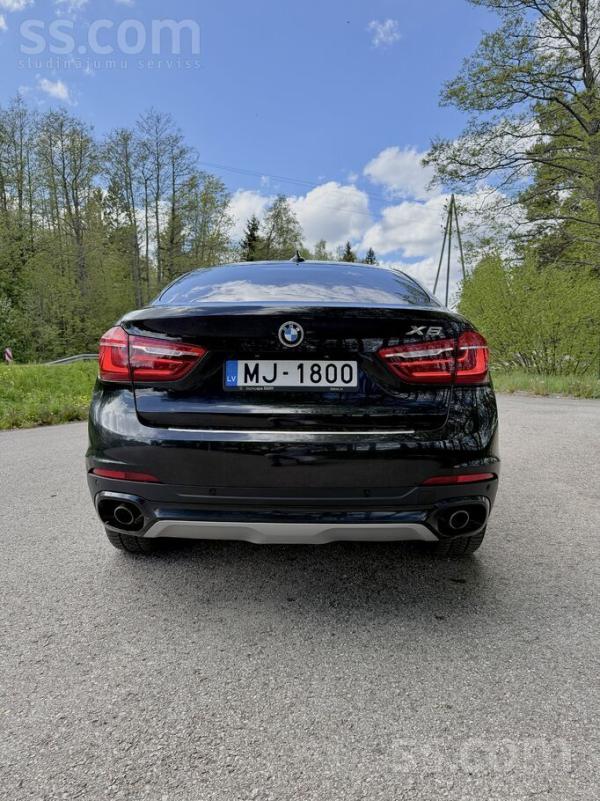 Melns BMW X6 2015 Rīga, ar dzinēja tilpumu 3.00 L un nobraukumu 223 tūkst. km par 19800 €, foto 4 vietnē AUTOMOTO.COM.LV