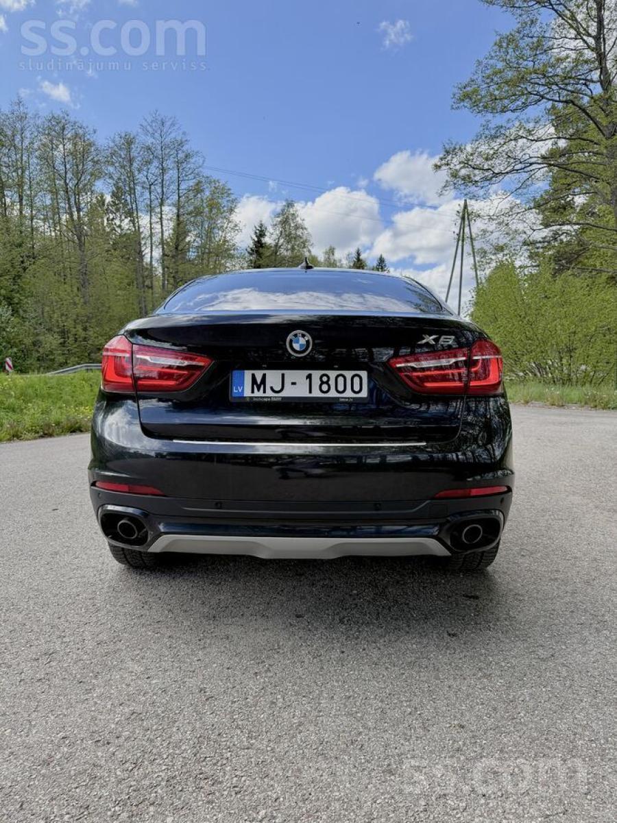 Melns BMW X6 2015 Rīga, ar dzinēja tilpumu 3.00 L un nobraukumu 223 tūkst. km par 19800 €, foto 4 vietnē AUTOMOTO.COM.LV