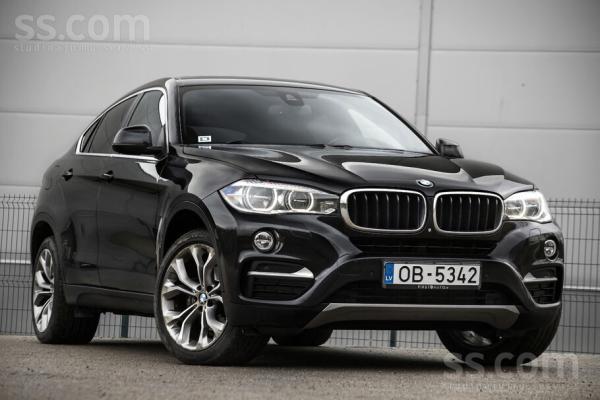 Melns BMW X6 2015 Tukums, ar dzinēja tilpumu 3.00 L un nobraukumu 199 tūkst. km par 23390 €, foto 1 vietnē AUTOMOTO.COM.LV