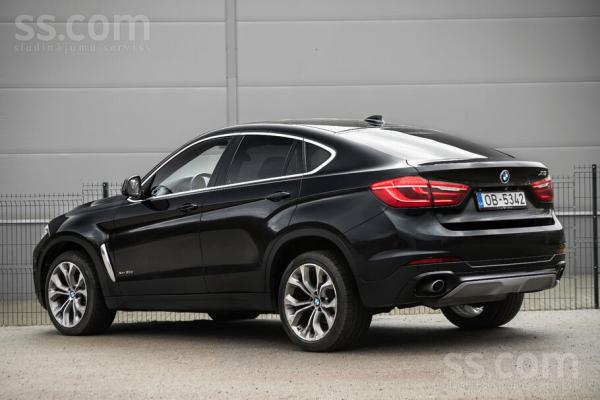 Melns BMW X6 2015 Tukums, ar dzinēja tilpumu 3.00 L un nobraukumu 199 tūkst. km par 23390 €, foto 8 vietnē AUTOMOTO.COM.LV