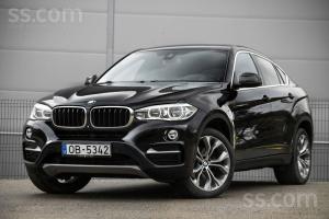 Black BMW X6 2015 in Tukums, with an engine capacity of 3.00 L and mileage of 198 thousand km for 14950 €, photo 2 on AUTOMOTO.COM.LV
