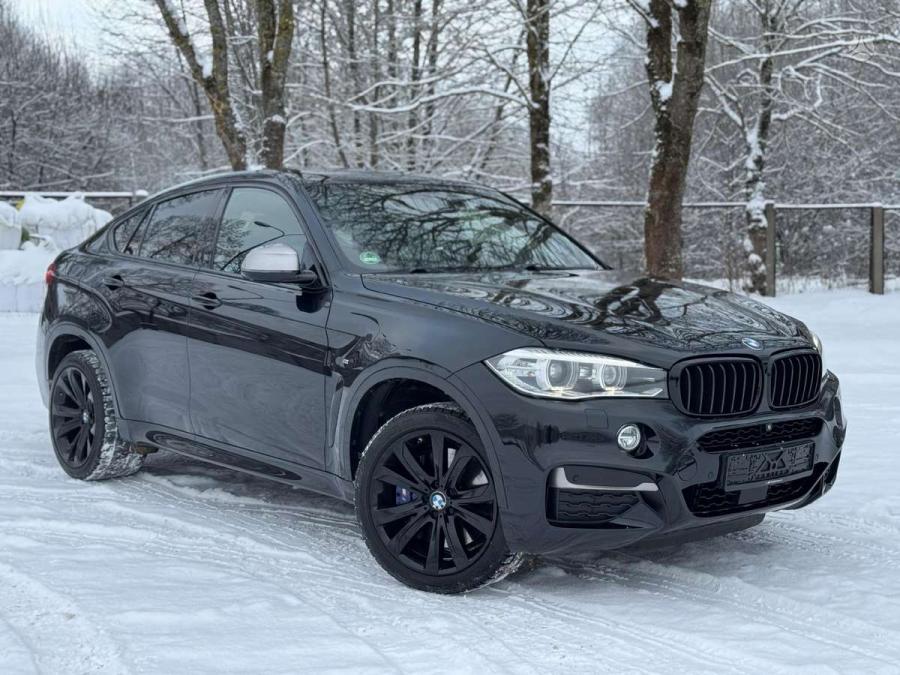 Black BMW X6 2015 in Siauliai, with an engine capacity of 3.00 L and mileage of 197 thousand km for 23900 €, photo 1 on AUTOMOTO.COM.LV
