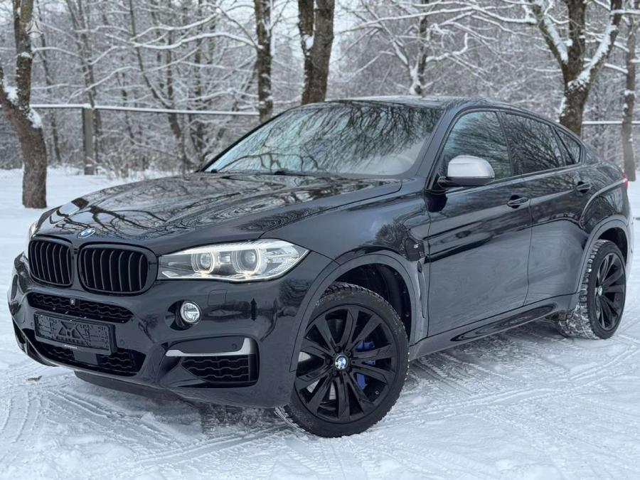 Black BMW X6 2015 in Siauliai, with an engine capacity of 3.00 L and mileage of 197 thousand km for 23900 €, photo 2 on AUTOMOTO.COM.LV