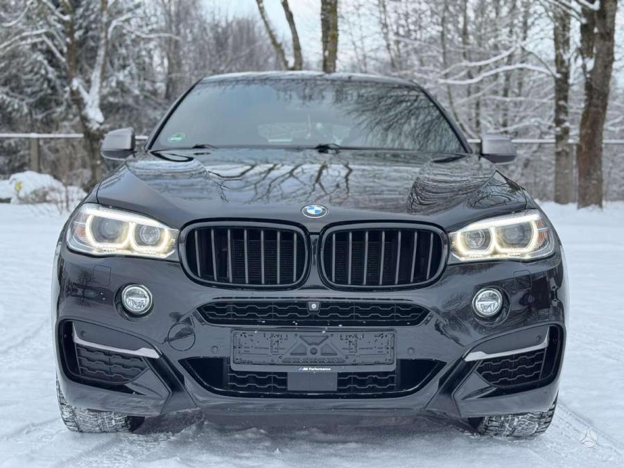 Black BMW X6 2015 in Siauliai, with an engine capacity of 3.00 L and mileage of 197 thousand km for 23900 €, photo 5 on AUTOMOTO.COM.LV
