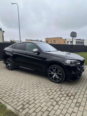 Black BMW X6 2015 in Kaunas, with an engine capacity of 3.00 L and mileage of 280 thousand km for 24900 €, photo  on AUTOMOTO.COM.LV