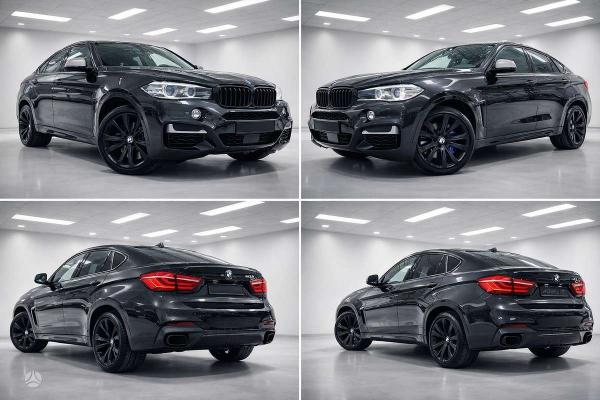 Melns BMW X6 2015 Šauļi, ar dzinēja tilpumu 3.00 L un nobraukumu 197 tūkst. km par 24380 €, foto 8 vietnē AUTOMOTO.COM.LV