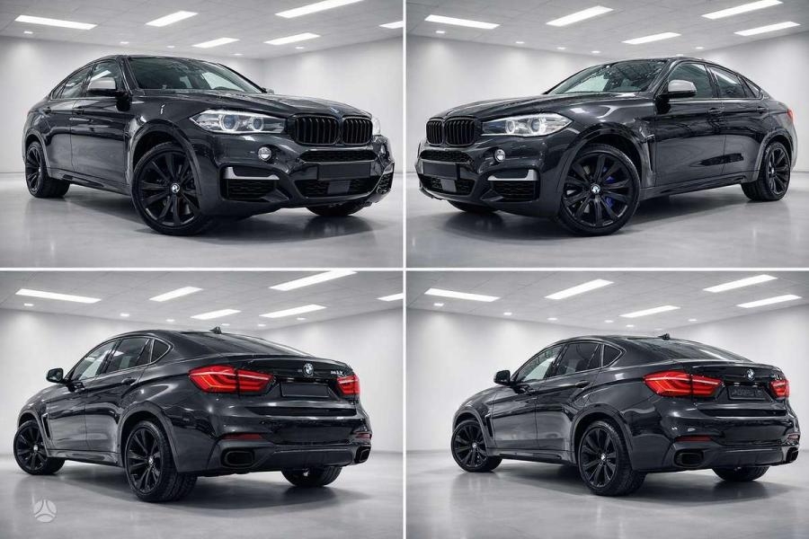 Melns BMW X6 2015 Šauļi, ar dzinēja tilpumu 3.00 L un nobraukumu 197 tūkst. km par 24380 €, foto 8 vietnē AUTOMOTO.COM.LV