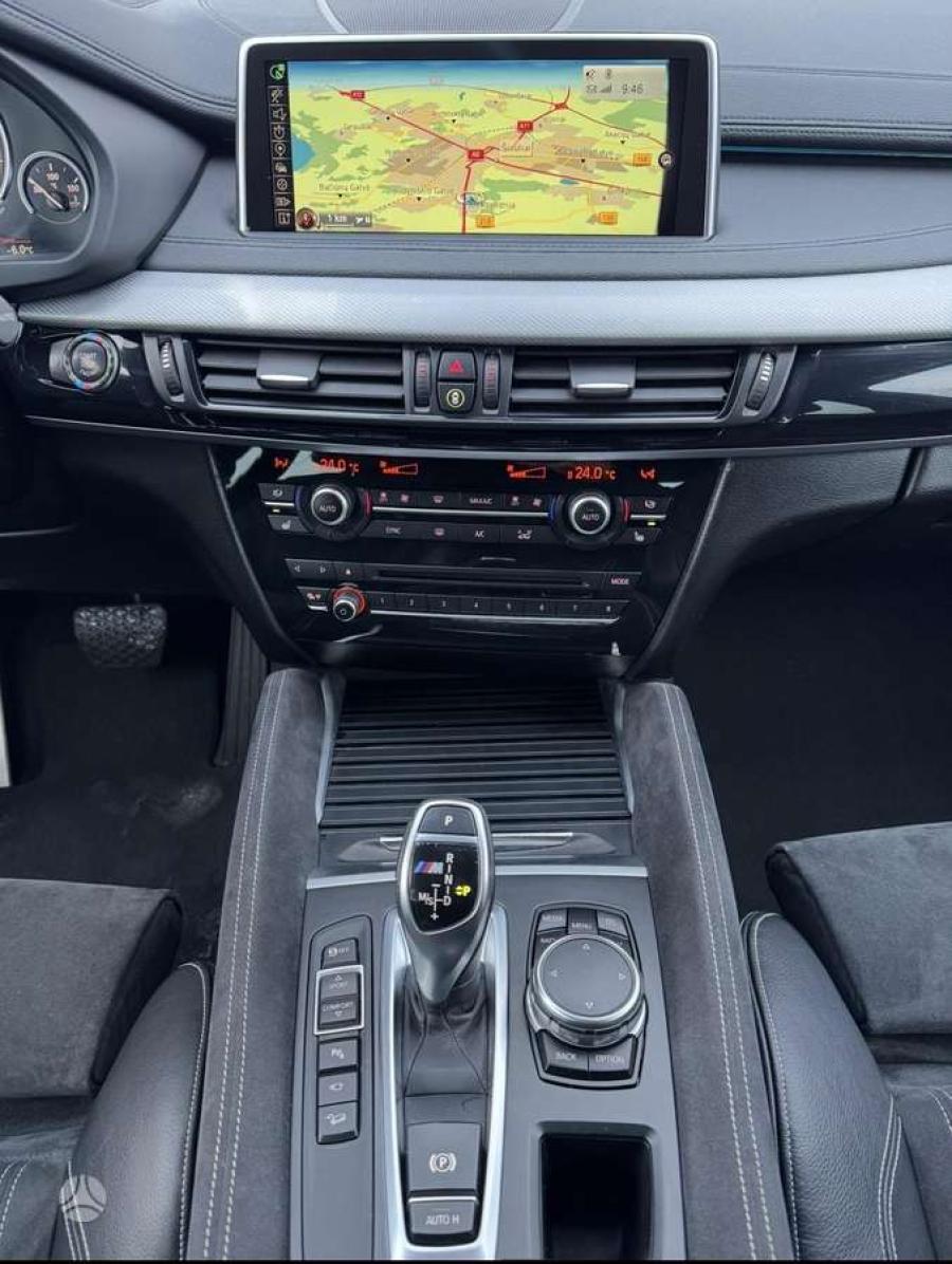 Melns BMW X6 2015 Šauļi, ar dzinēja tilpumu 3.00 L un nobraukumu 197 tūkst. km par 24380 €, foto 14 vietnē AUTOMOTO.COM.LV
