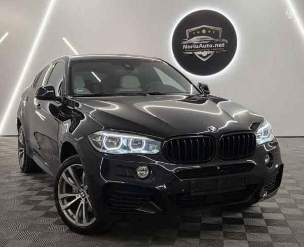 Melns BMW X6 2015 Marijampole, ar dzinēja tilpumu 2.99 L un nobraukumu 262 tūkst. km par 25750 €, foto 1 vietnē AUTOMOTO.COM.LV