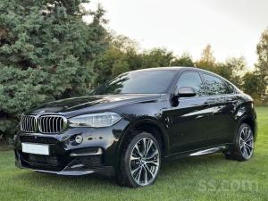 Black BMW X6 2015 in Riga, with an engine capacity of 3.00 L and mileage of 80 thousand km for 50000 €, photo  on AUTOMOTO.COM.LV