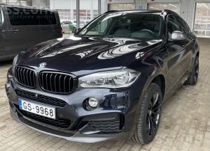 Black BMW X6 2015 in Riga, with an engine capacity of 3.00 L and mileage of 206 thousand km for 25900 €, photo  on AUTOMOTO.COM.LV