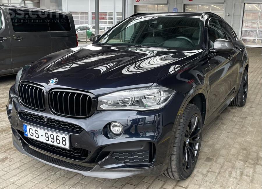Melns BMW X6 2015 Rīga, ar dzinēja tilpumu 3.00 L un nobraukumu 206 tūkst. km par 25900 €, foto 1 vietnē AUTOMOTO.COM.LV