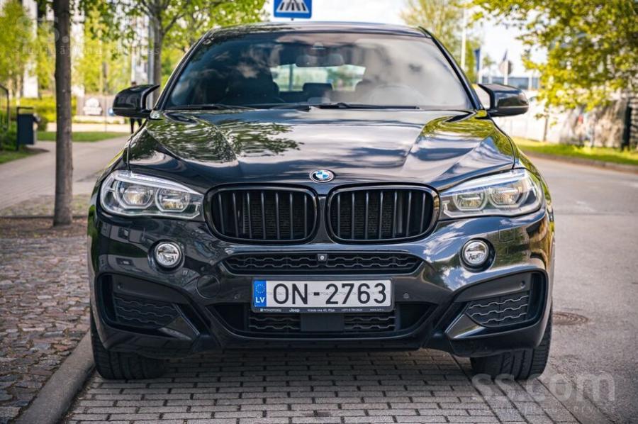 Melns BMW X6 2015 Rīga, ar dzinēja tilpumu 3.00 L un nobraukumu 0 tūkst. km par 23990 €, foto 3 vietnē AUTOMOTO.COM.LV
