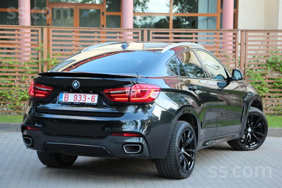 Melns BMW X6 2015 Rīga, ar dzinēja tilpumu 3.00 L un nobraukumu 268 tūkst. km par 24900 €, foto 6 vietnē AUTOMOTO.COM.LV