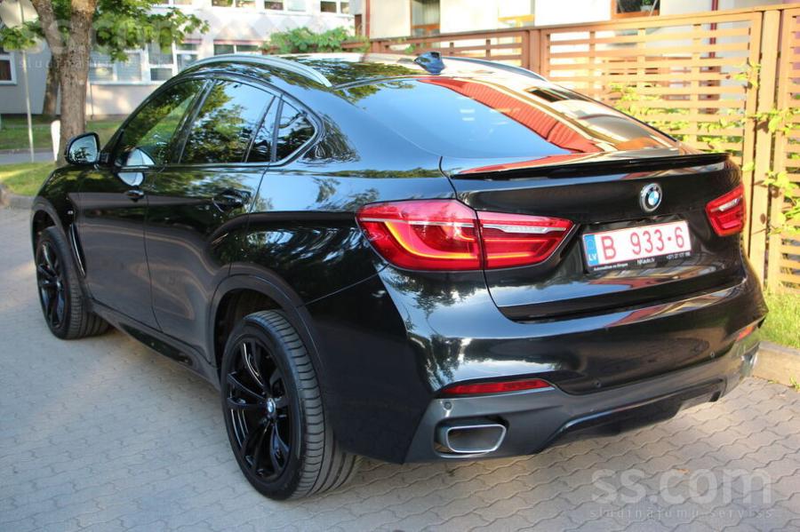 Melns BMW X6 2015 Rīga, ar dzinēja tilpumu 3.00 L un nobraukumu 268 tūkst. km par 24900 €, foto 8 vietnē AUTOMOTO.COM.LV