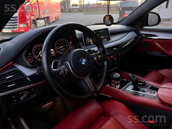 Melns BMW X6 2015 Rīga, ar dzinēja tilpumu 3.00 L un nobraukumu 149 tūkst. km par 30900 €, foto 6 vietnē AUTOMOTO.COM.LV