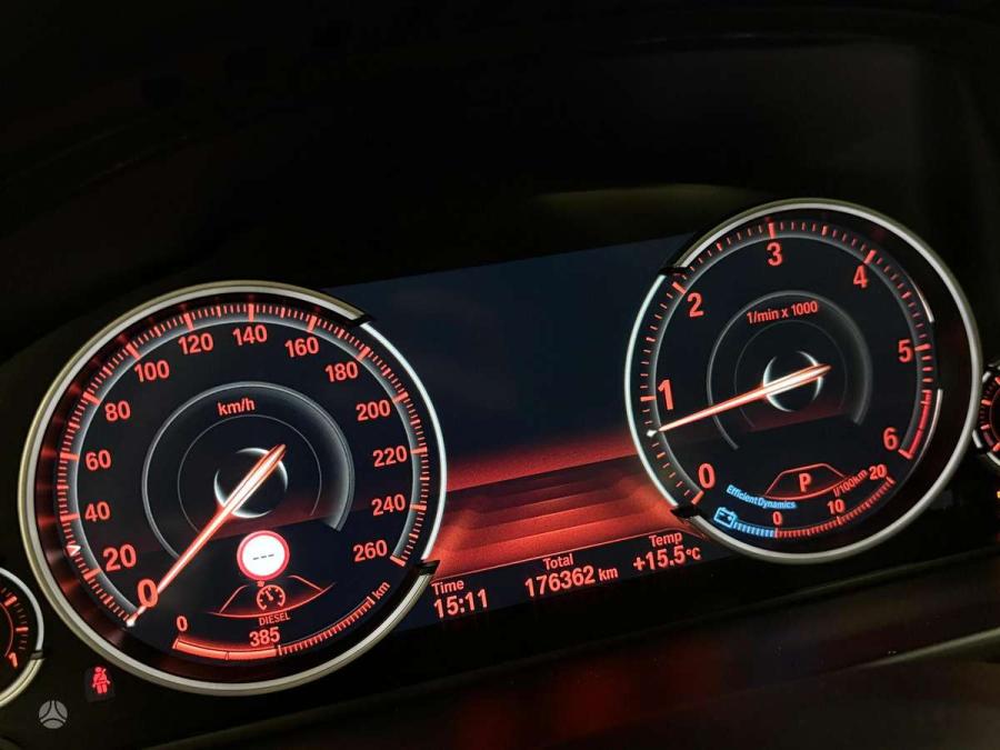 Black BMW X6 2015 in Marijampole, with an engine capacity of 2.99 L and mileage of 175 thousand km for 23450 €, photo 17 on AUTOMOTO.COM.LV