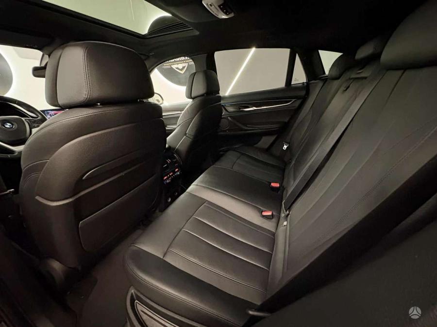 Black BMW X6 2015 in Marijampole, with an engine capacity of 2.99 L and mileage of 175 thousand km for 23450 €, photo 37 on AUTOMOTO.COM.LV