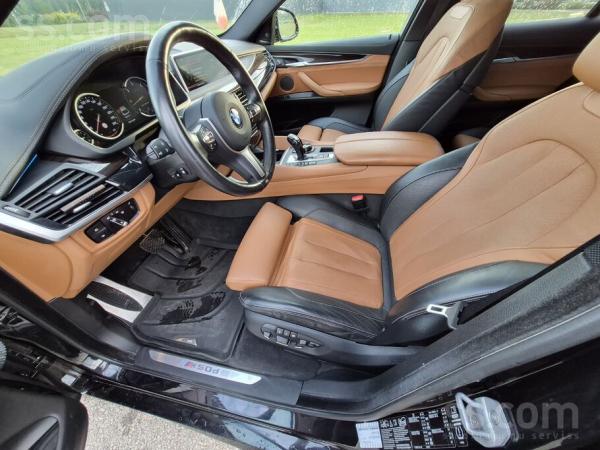 Melns BMW X6 2015 Ogre, ar dzinēja tilpumu 3.00 L un nobraukumu 69 tūkst. km par 35000 €, foto 6 vietnē AUTOMOTO.COM.LV