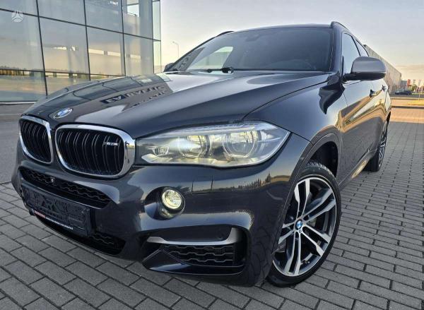 Melns BMW X6 2015 Panevēža, ar dzinēja tilpumu 2.99 L un nobraukumu 313 tūkst. km par 20499 €, foto 1 vietnē AUTOMOTO.COM.LV