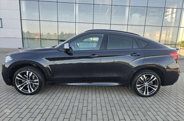 Melns BMW X6 2015 Panevēža, ar dzinēja tilpumu 2.99 L un nobraukumu 313 tūkst. km par 20499 €, foto 3 vietnē AUTOMOTO.COM.LV