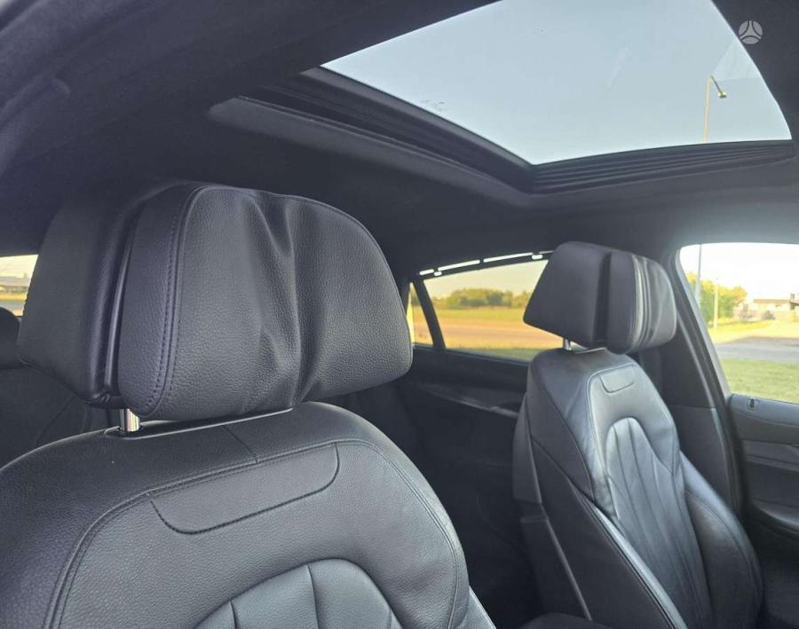 Black BMW X6 2015 in Panevezys, with an engine capacity of 2.99 L and mileage of 313 thousand km for 20499 €, photo 16 on AUTOMOTO.COM.LV