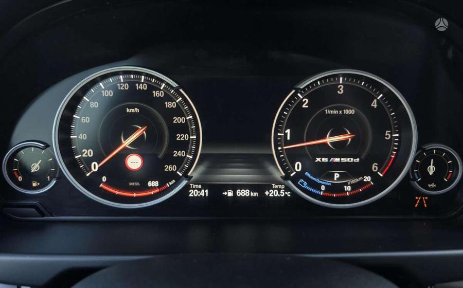 Black BMW X6 2015 in Panevezys, with an engine capacity of 2.99 L and mileage of 313 thousand km for 20499 €, photo 29 on AUTOMOTO.COM.LV
