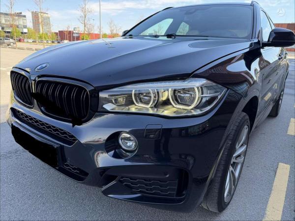 Melns BMW X6 2015 Klaipėda, ar dzinēja tilpumu 2.99 L un nobraukumu 215 tūkst. km par 24900 €, foto 7 vietnē AUTOMOTO.COM.LV