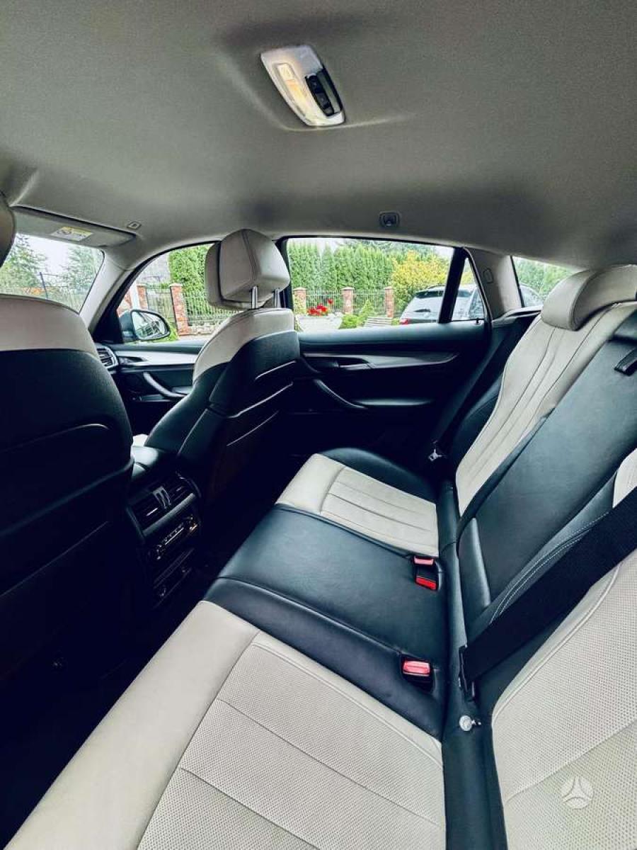 Melns BMW X6 2015 Kaišiadorys, ar dzinēja tilpumu 2.99 L un nobraukumu 268 tūkst. km par 18500 €, foto 15 vietnē AUTOMOTO.COM.LV