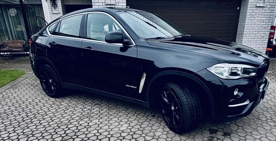 Melns BMW X6 2015 Kaišiadorys, ar dzinēja tilpumu 2.99 L un nobraukumu 268 tūkst. km par 1850 €, foto 7 vietnē AUTOMOTO.COM.LV