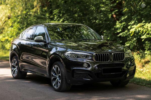 Black BMW X6 2015 in Siauliai, with an engine capacity of 2.99 L and mileage of 252 thousand km for 23500 €, photo 1 on AUTOMOTO.COM.LV