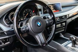 Black BMW X6 2015 in Siauliai, with an engine capacity of 2.99 L and mileage of 252 thousand km for 23500 €, photo 12 on AUTOMOTO.COM.LV