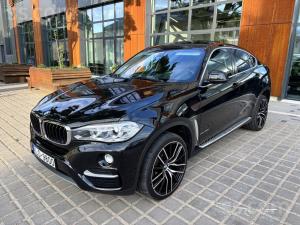 Melns BMW X6 2015 Rīga, ar dzinēja tilpumu 3.00 L un nobraukumu 221 tūkst. km par 23900 €, foto  vietnē AUTOMOTO.COM.LV