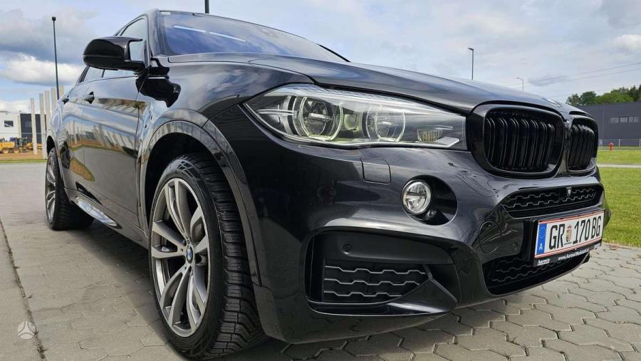 Melns BMW X6 2015 Kauņa, ar dzinēja tilpumu 2.99 L un nobraukumu 229 tūkst. km par 23490 €, foto 3 vietnē AUTOMOTO.COM.LV