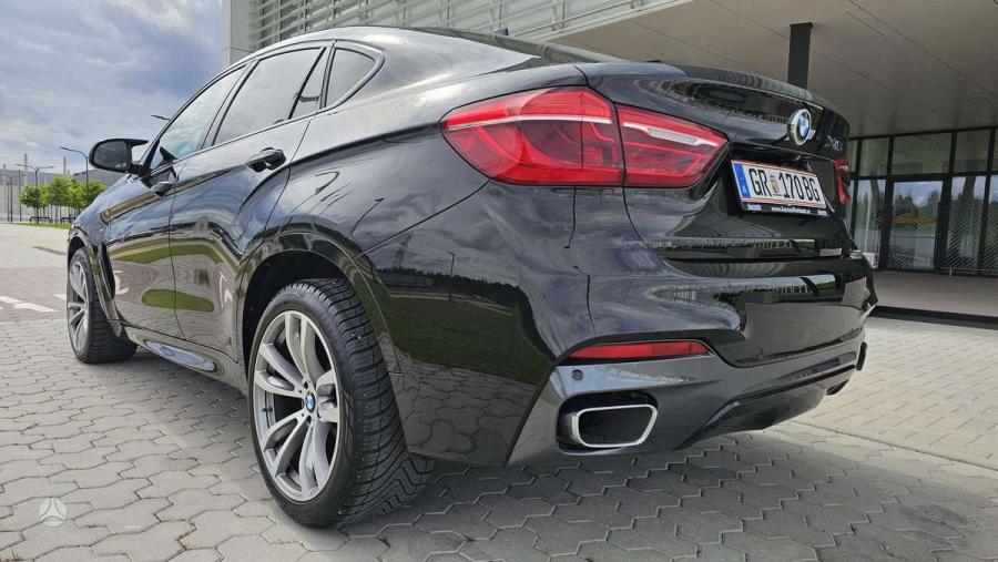Melns BMW X6 2015 Kauņa, ar dzinēja tilpumu 2.99 L un nobraukumu 229 tūkst. km par 23490 €, foto 8 vietnē AUTOMOTO.COM.LV