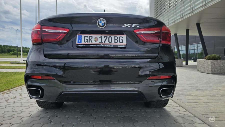Melns BMW X6 2015 Kauņa, ar dzinēja tilpumu 2.99 L un nobraukumu 229 tūkst. km par 23490 €, foto 10 vietnē AUTOMOTO.COM.LV