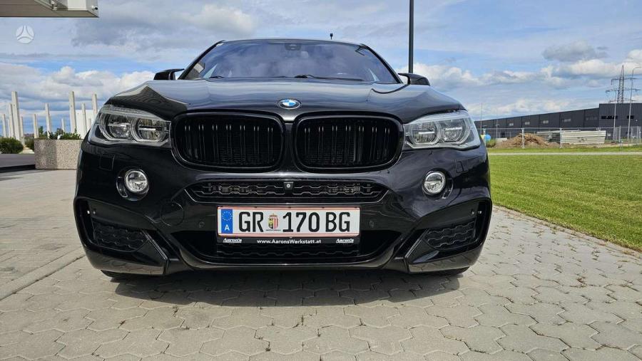 Melns BMW X6 2015 Kauņa, ar dzinēja tilpumu 2.99 L un nobraukumu 229 tūkst. km par 23490 €, foto 18 vietnē AUTOMOTO.COM.LV