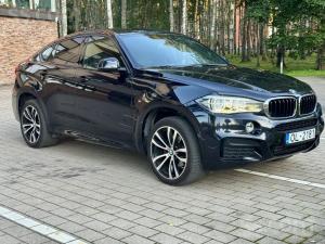 Черный БМВ Х6 2015 в Рига, объемом двигателя 3.00 л и пробегом 218 тыс. км за 21950 €, фото 6 на AUTOMOTO.COM.LV