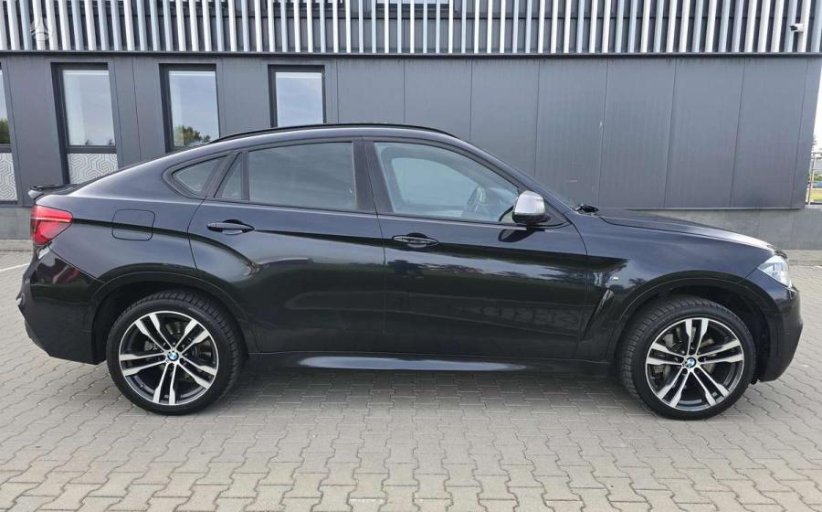 Melns BMW X6 2015 Panevēža, ar dzinēja tilpumu 2.99 L un nobraukumu 313 tūkst. km par 18999 €, foto 3 vietnē AUTOMOTO.COM.LV