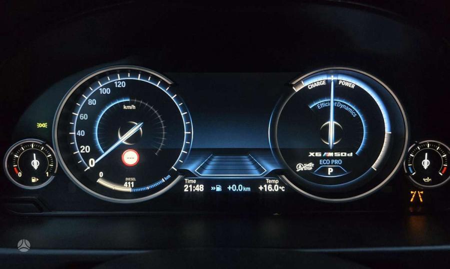 Melns BMW X6 2015 Panevēža, ar dzinēja tilpumu 2.99 L un nobraukumu 313 tūkst. km par 18999 €, foto 29 vietnē AUTOMOTO.COM.LV