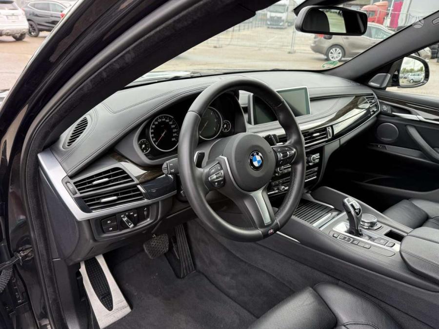 Black BMW X6 2015 in Marijampole, with an engine capacity of 2.99 L and mileage of 180 thousand km for 25500 €, photo 16 on AUTOMOTO.COM.LV
