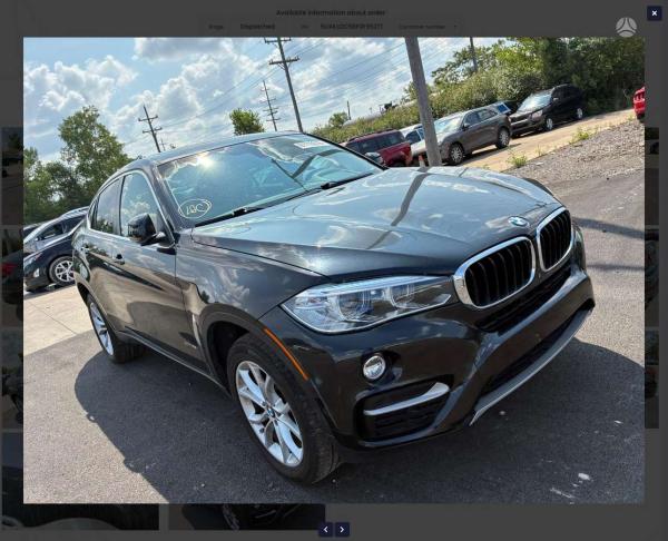 Melns BMW X6 2015 Klaipėda, ar dzinēja tilpumu 2.98 L un nobraukumu 253 tūkst. km par 13900 €, foto 3 vietnē AUTOMOTO.COM.LV