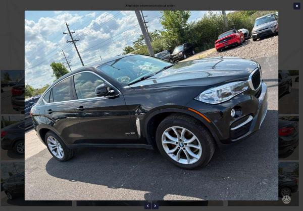 Melns BMW X6 2015 Klaipėda, ar dzinēja tilpumu 2.98 L un nobraukumu 253 tūkst. km par 13900 €, foto 5 vietnē AUTOMOTO.COM.LV