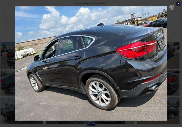 Melns BMW X6 2015 Klaipėda, ar dzinēja tilpumu 2.98 L un nobraukumu 253 tūkst. km par 13900 €, foto 8 vietnē AUTOMOTO.COM.LV