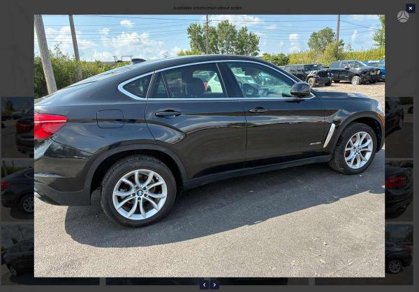 Melns BMW X6 2015 Klaipėda, ar dzinēja tilpumu 2.98 L un nobraukumu 253 tūkst. km par 13900 €, foto 11 vietnē AUTOMOTO.COM.LV