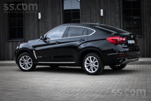 Black BMW X6 2016 in Tukums, with an engine capacity of 3.00 L and mileage of 290 thousand km for 18900 €, photo 4 on AUTOMOTO.COM.LV